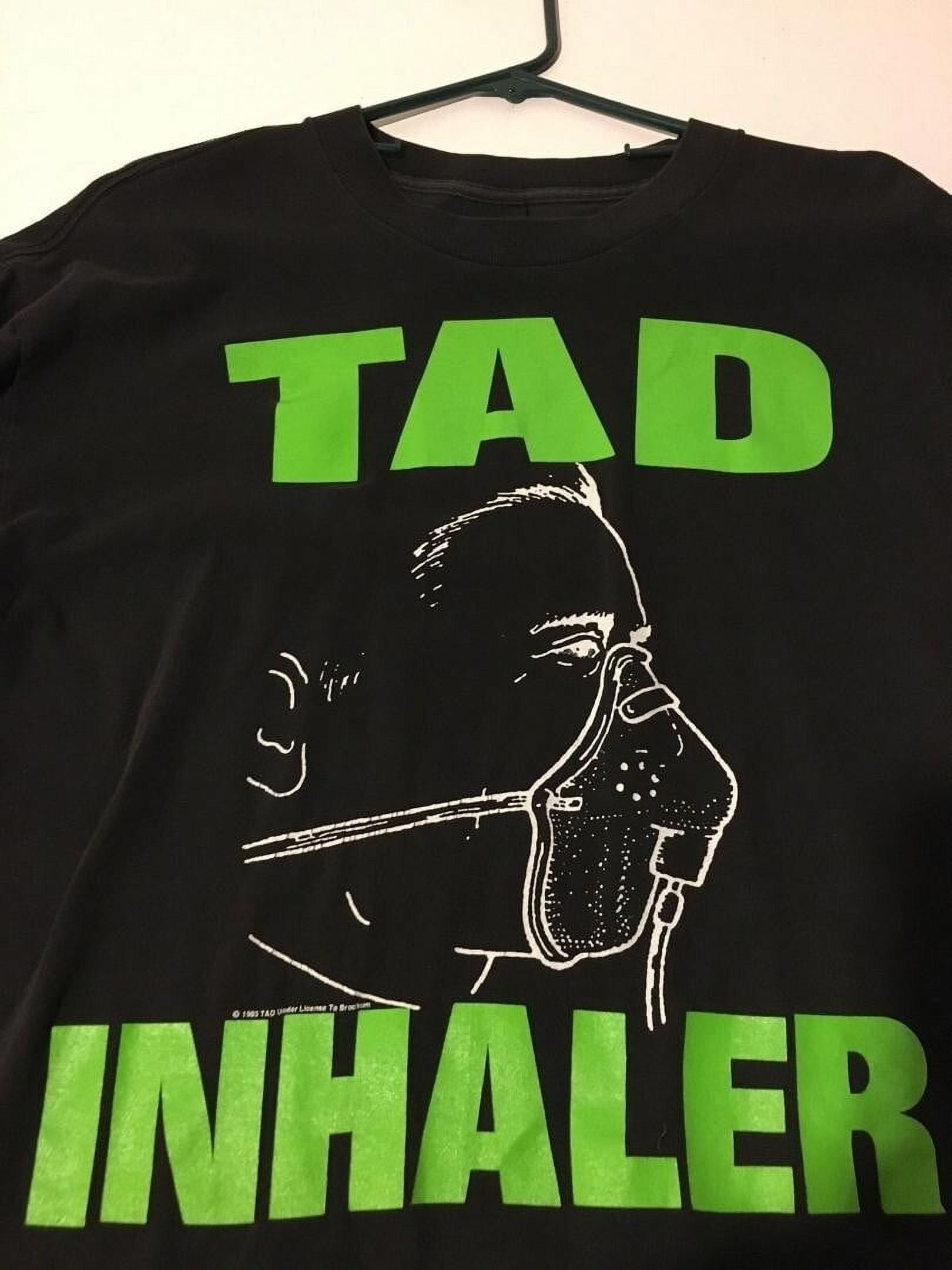 Tad Band Inhaler Cotton Black Full Size Men Women Shirt BT180 - Walmart.com