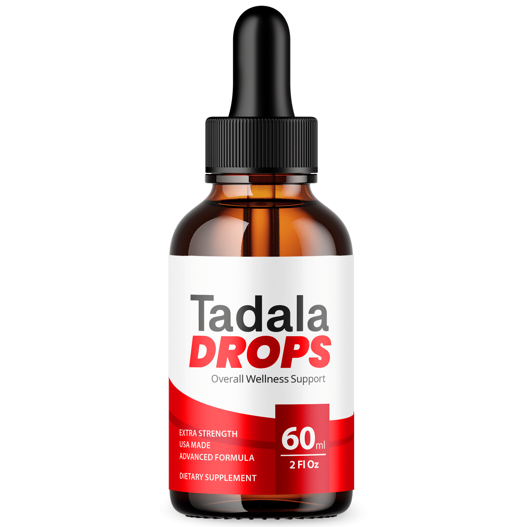 TadalaDrops Advanced Performance Support Liquid Supplement (30 Servings ...