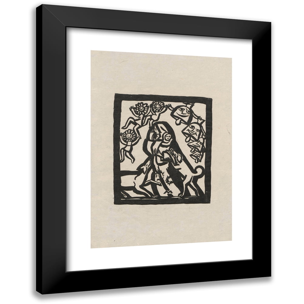 Tadeusz Makowski 11x14 Black Modern Framed Museum Art Print Titled ...