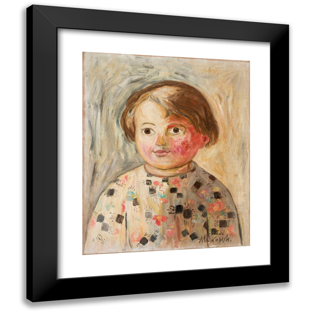 Tadeusz Makowski 12x14 Black Modern Framed Museum Art Print Titled - A ...