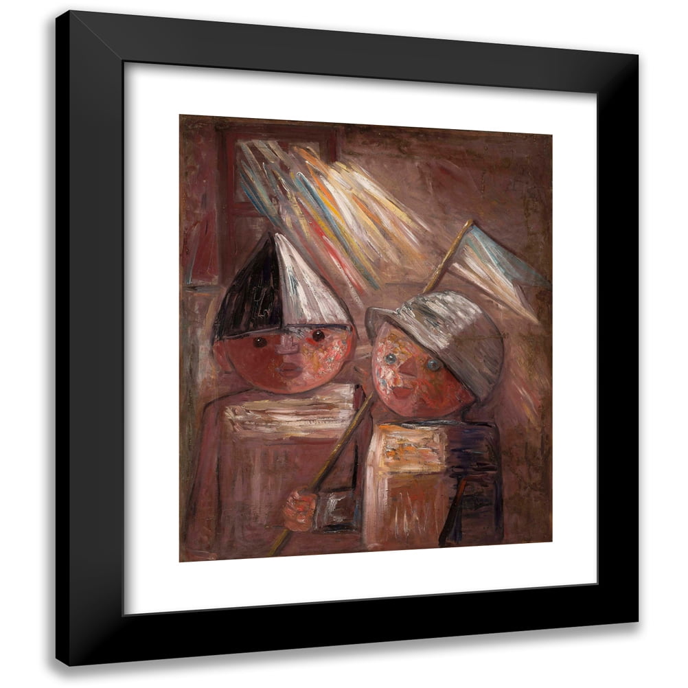 Tadeusz Makowski 12x14 Black Modern Framed Museum Art Print Titled ...