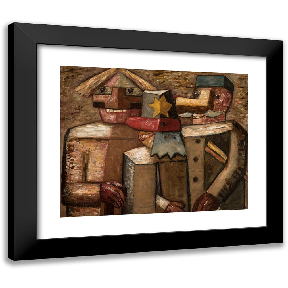 Tadeusz Makowski 24x20 Black Modern Framed Museum Art Print Titled ...