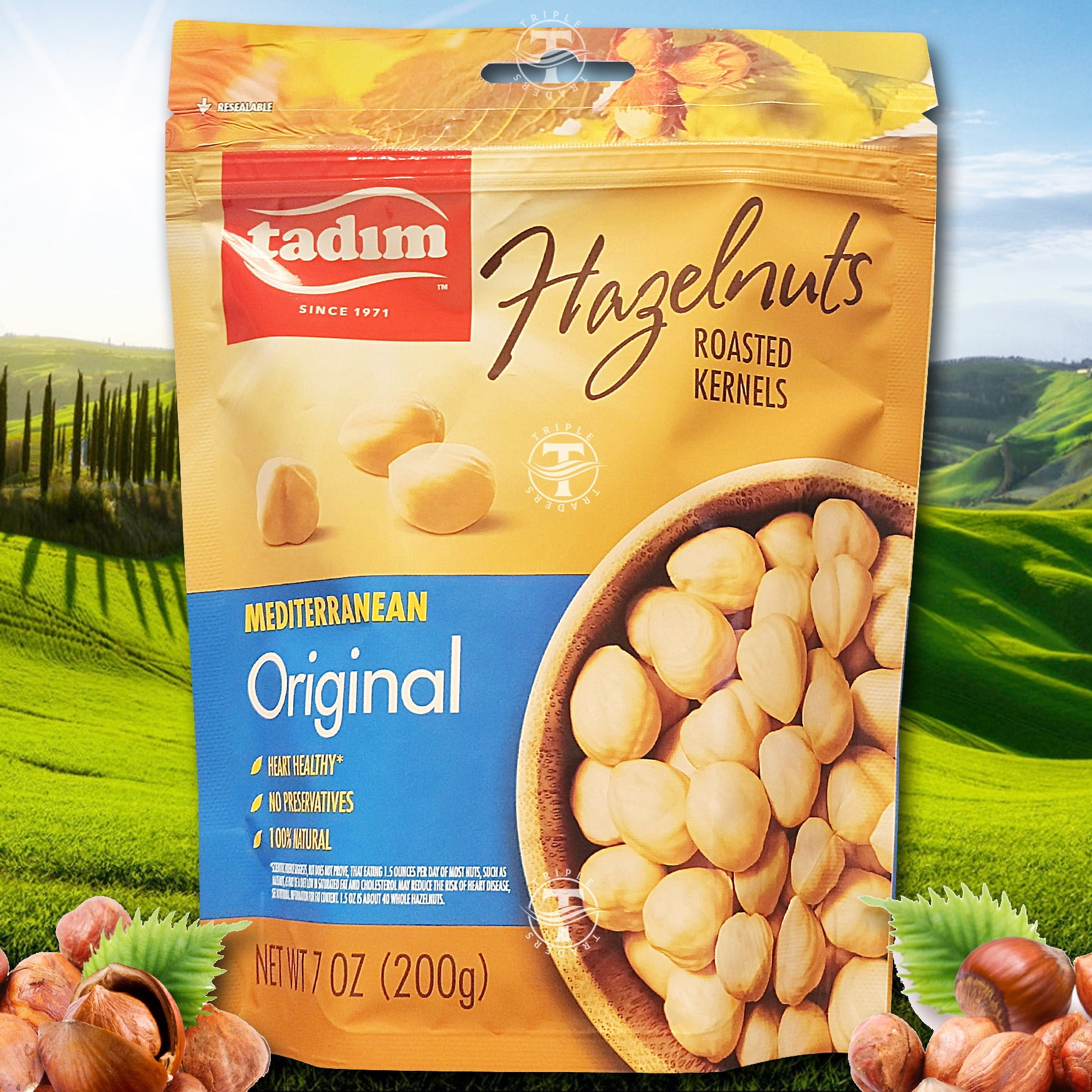 Tadim Hazelnuts - Roasted Kernels - Mediterranean Origianl - 100% ...