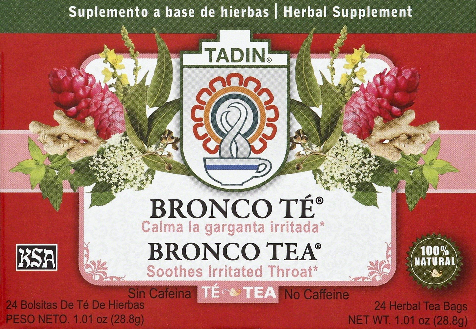 Tadin Bronco Tea Bag, 24-count (Pack of 6) - Walmart.com