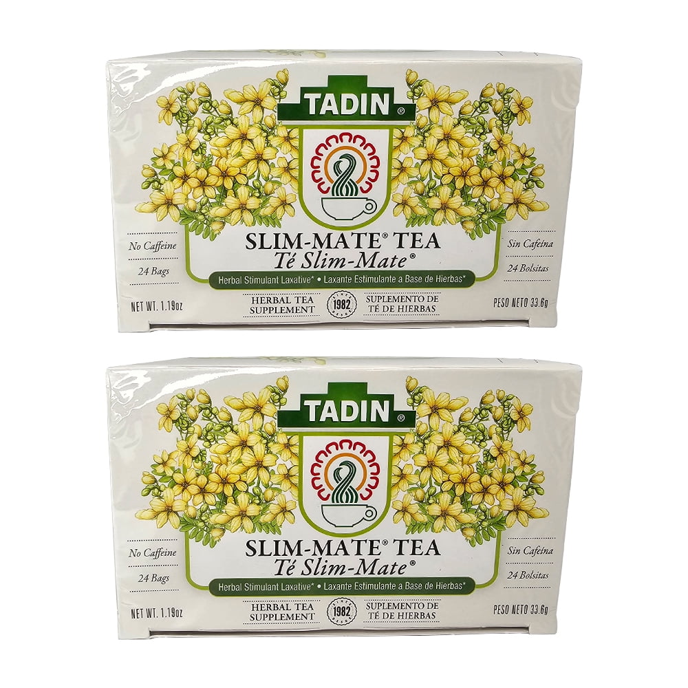 Tadin Slim-Mate Herbal Tea, Natural Detox, Caffeine-Free, Weight Loss ...