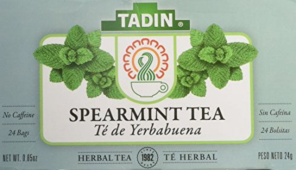 Tadin Spearmint Mint Tea, 24 Bags - Te De Yerbabuena - Walmart.com