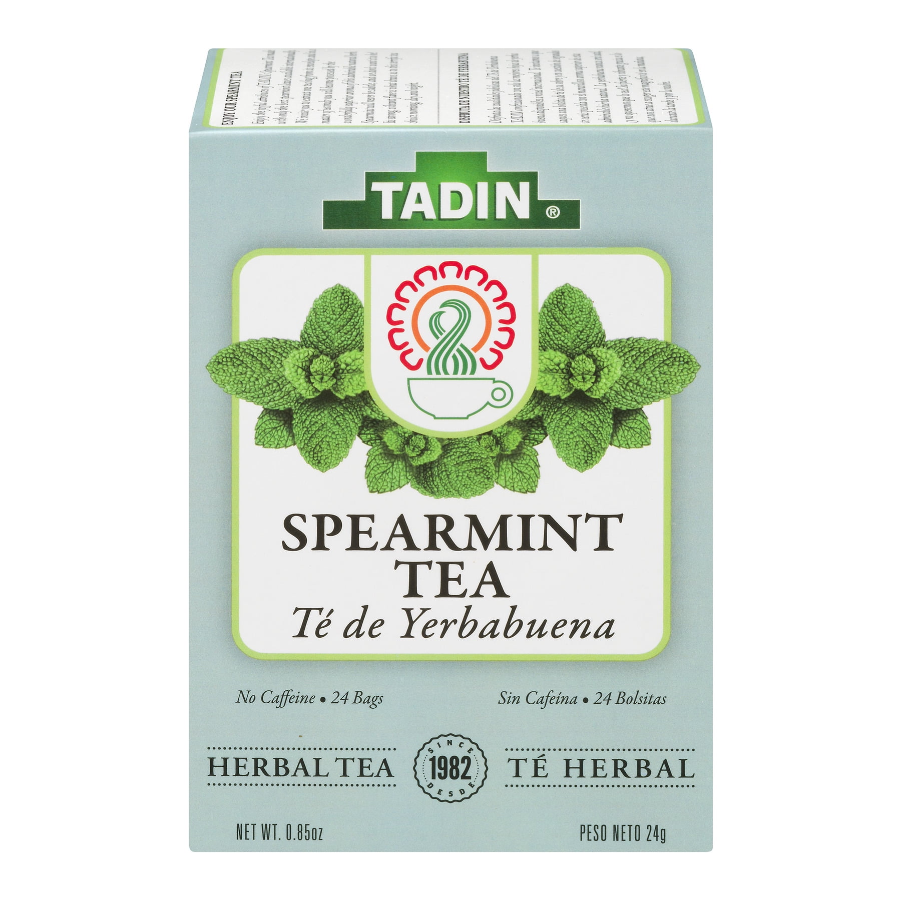 Tadin Herbal Spearmint Tea, Relief for Stomach Pain & Indigestion, 24 ...