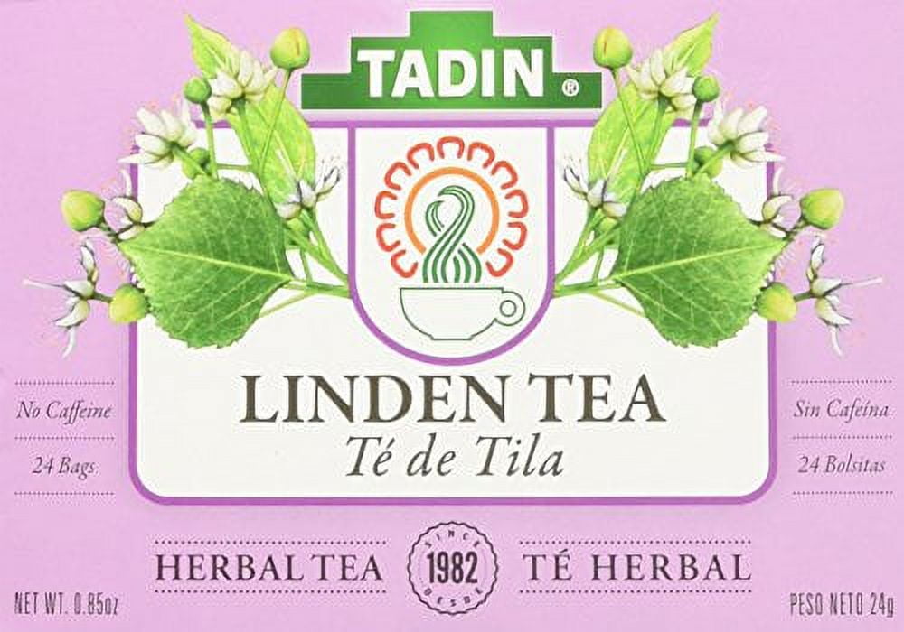 Tadin Tila Herbal Tea, Linden 24 Count, 2 Pack - Walmart.com