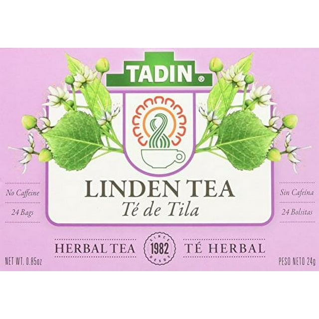 Tadin Tila Herbal Tea, Linden 24 Count, 3 Pack - Walmart.com