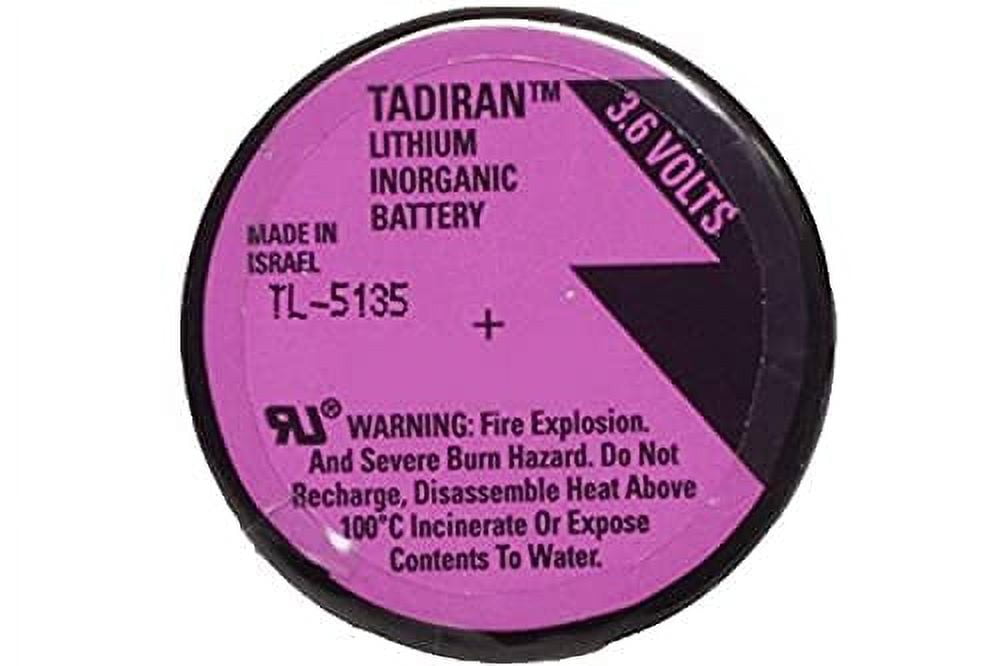 Tadiran 2 x TL-5135/P 3.6V 1/6D 1.7 Ah Lithium Batteries w/PC Pins ...