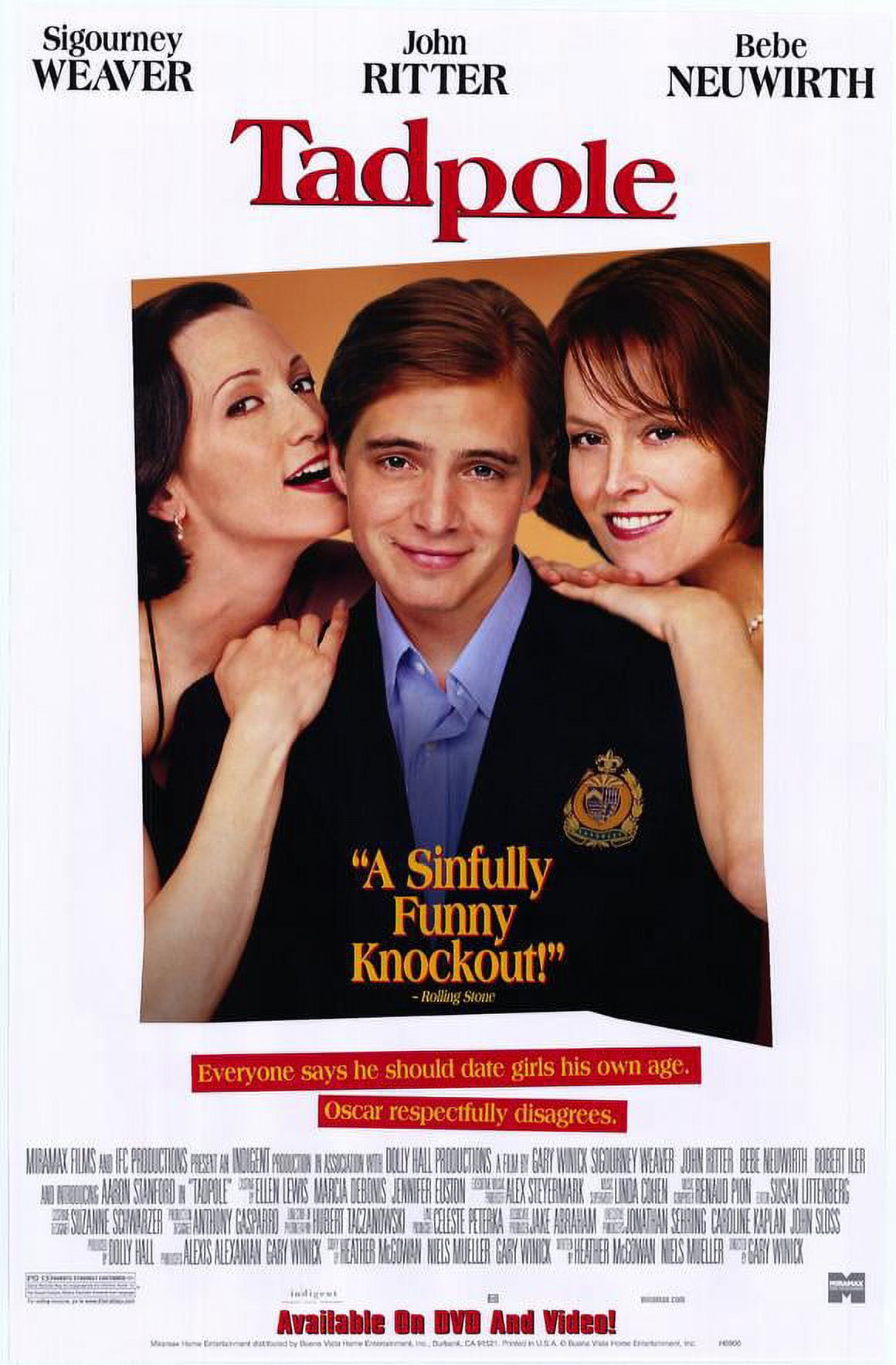 Tadpole - movie POSTER (Style B) (27" x 40") (2002) - Walmart.com