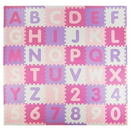 Trademark 96-Piece Foam Floor Alphabet and Number Puzzle Mat For Kids ...