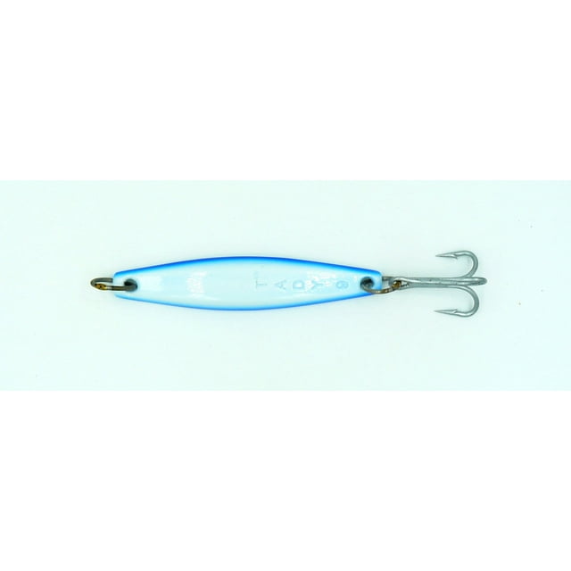 Tady Lure Model #9 Fishing Casting Lure, Blue White - Walmart.com