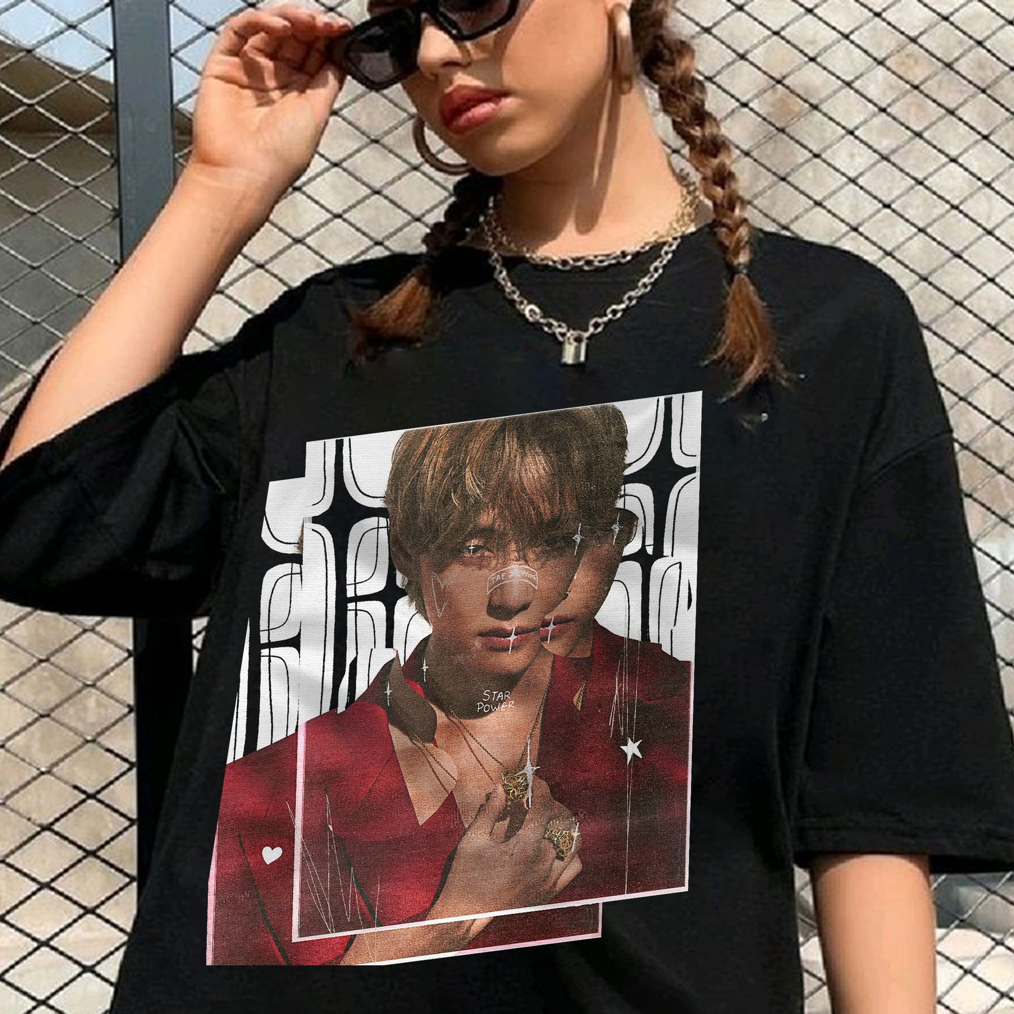 Tae Hyung V Bts Retro Vintage Style Shirt, Bts V Kpop Sweatshirt ...