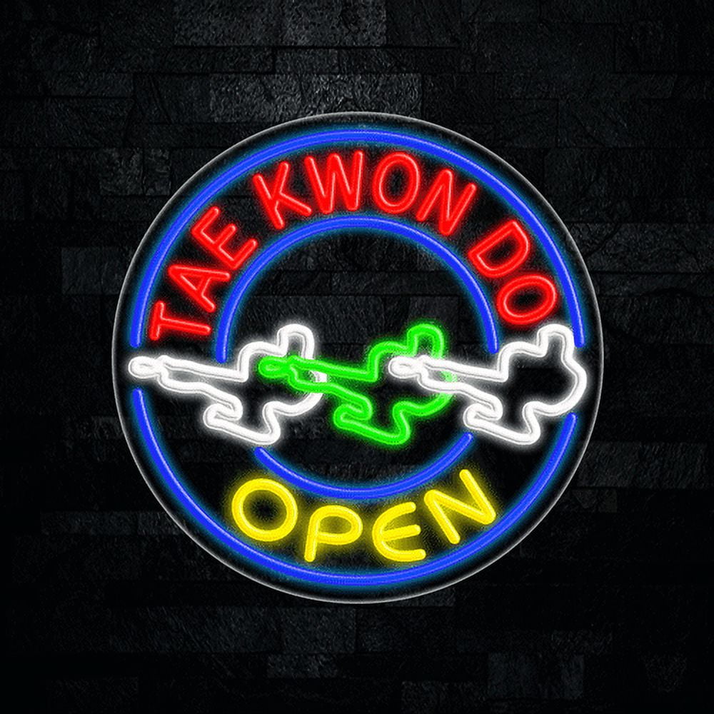 Tae Kwon Do LED Neon Sign 26"L x 26"H #31167 - Walmart.com