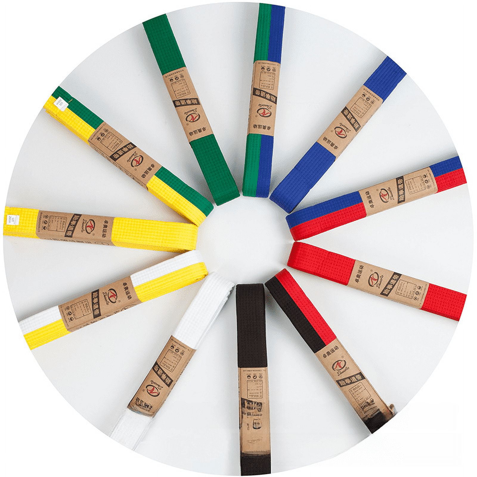 Taekwondo Belt Karate Belt Ribbon Belt Taekwondo Belt -Blue+Red-1.6 m ...