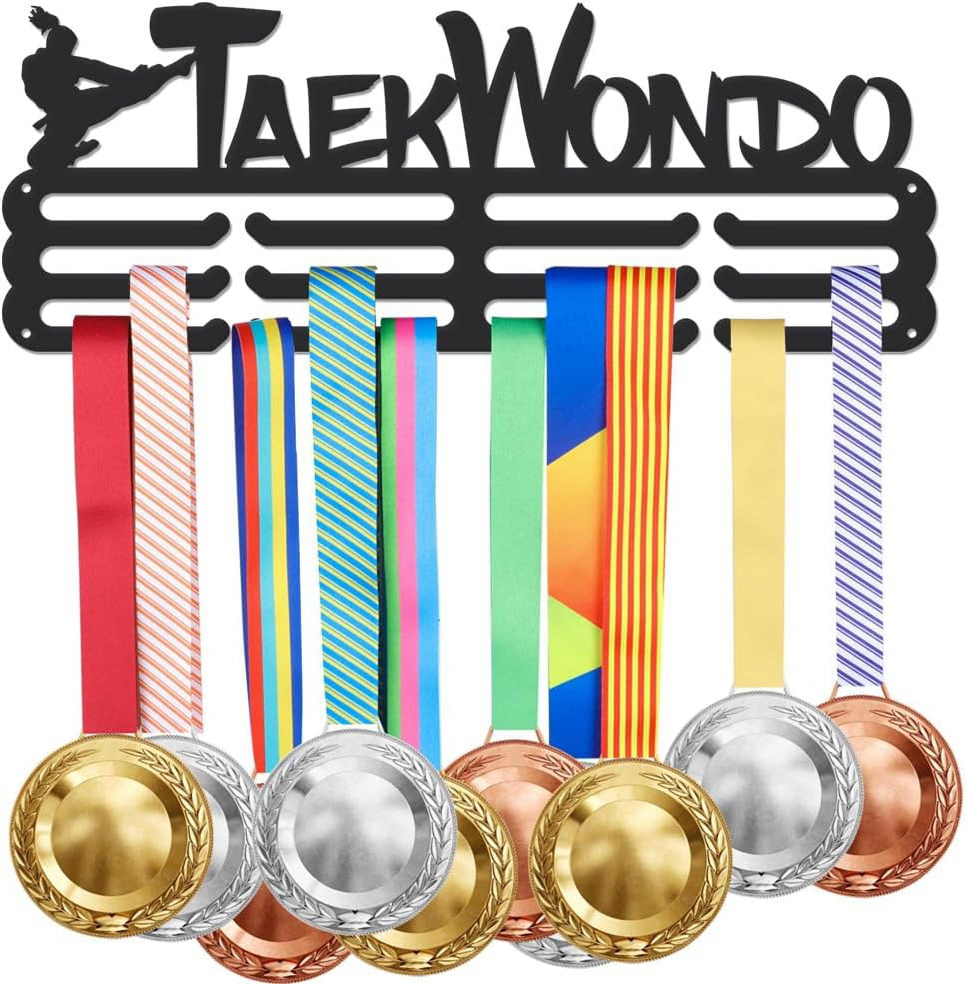 Taekwondo Medal Hanger Display Sports Award Metal Holder Rack Taekwondo ...