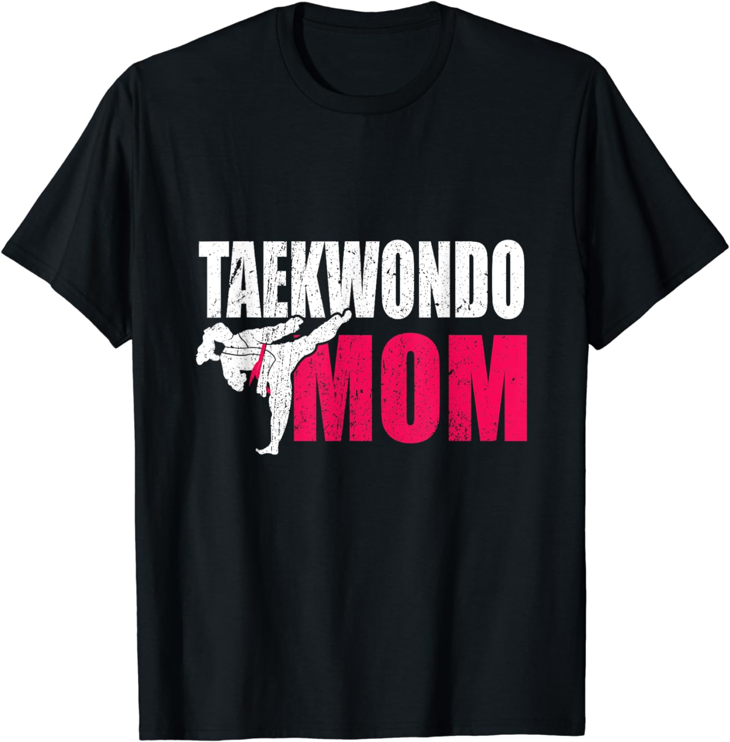 Taekwondo Mom Gift Idea Women Tae Cool Taekwondo Uniform T-Shirt ...