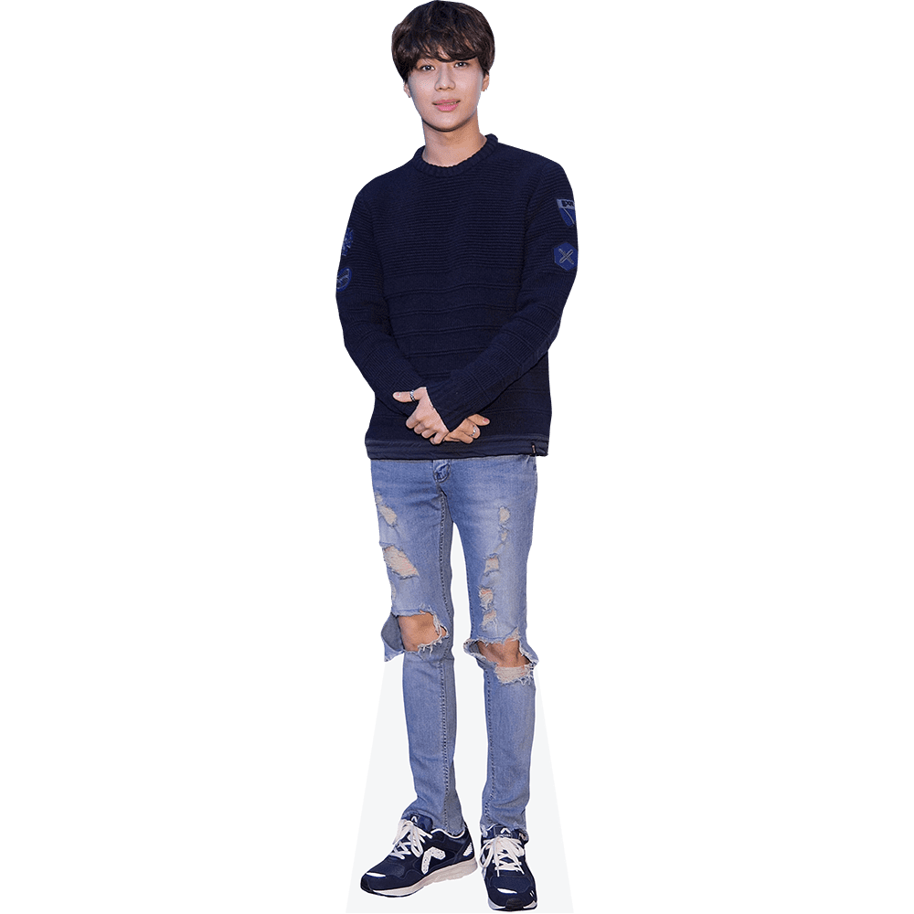 Taemin (Blue Jumper) Lifesize Cardboard Cutout Standee - Walmart.com