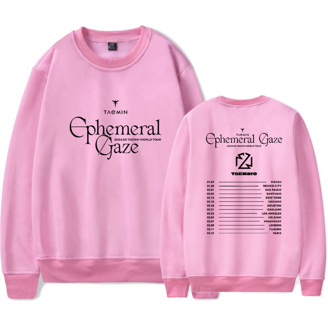 Taemin Ephemeral Gaze World Tour 2025 Sweatshirts Hip Hop Crewneck ...
