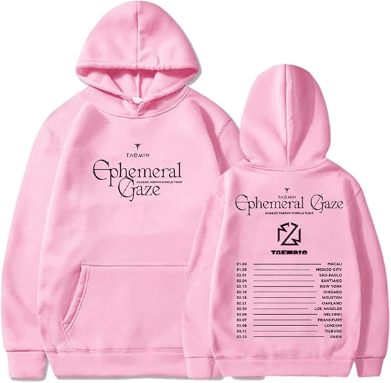 Taemin Merch Hoodie 2025 Ephemeral Gaze World Tour Long Sleeve ...