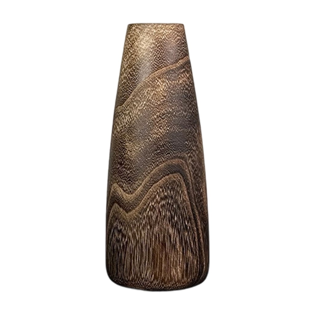Taeuda Artistic Wooden Vases Japanese Design Natural Texture Home ...