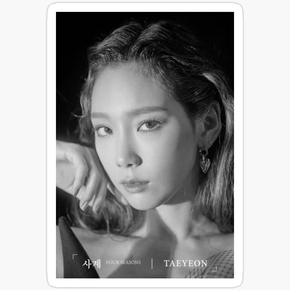 Taeyeon - Four Seasons Sticker Phone Decal Water Bottle Stickers Car ...