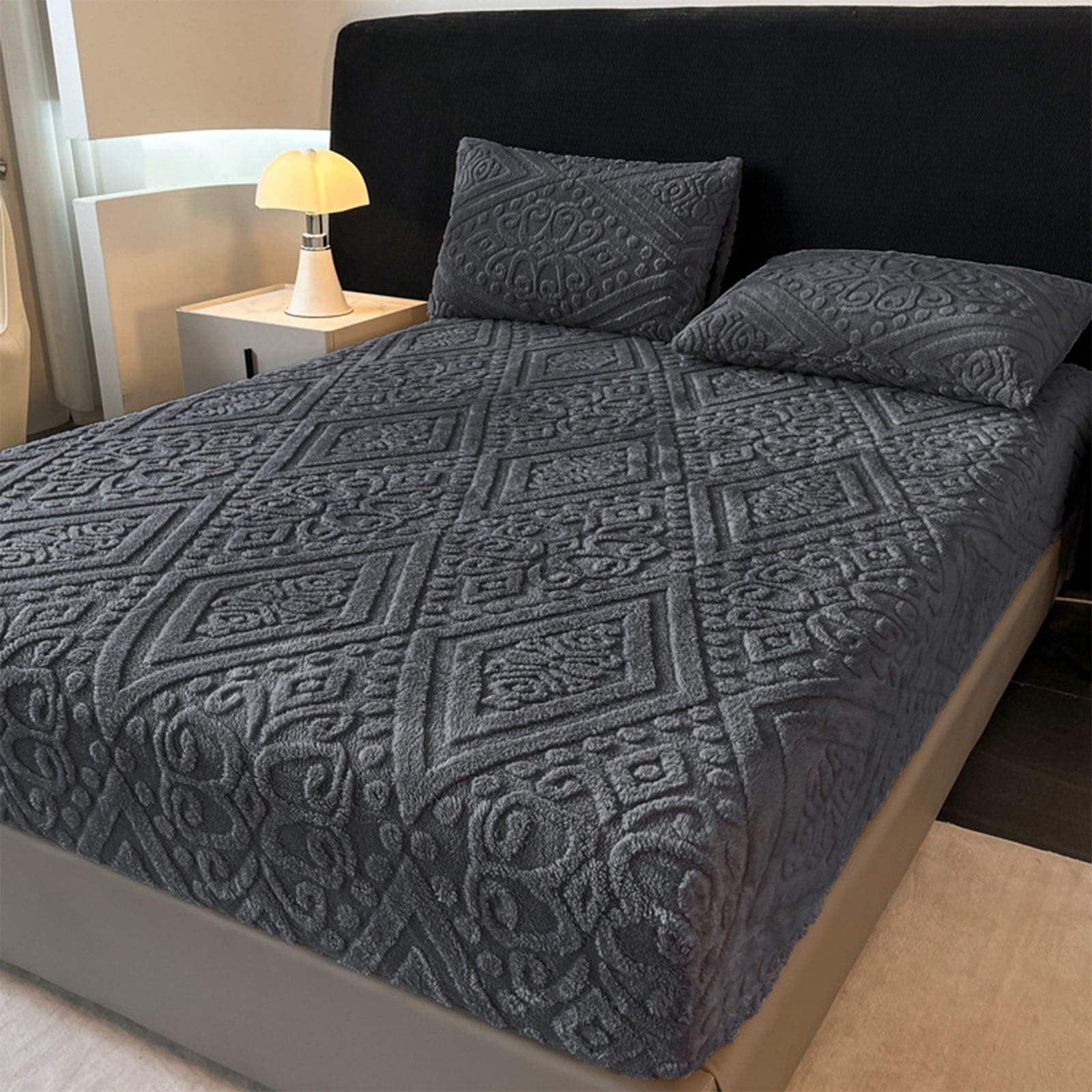 Taffeta Flannel Mattress Protector Cover | 360° Full Wrap Elastic ...
