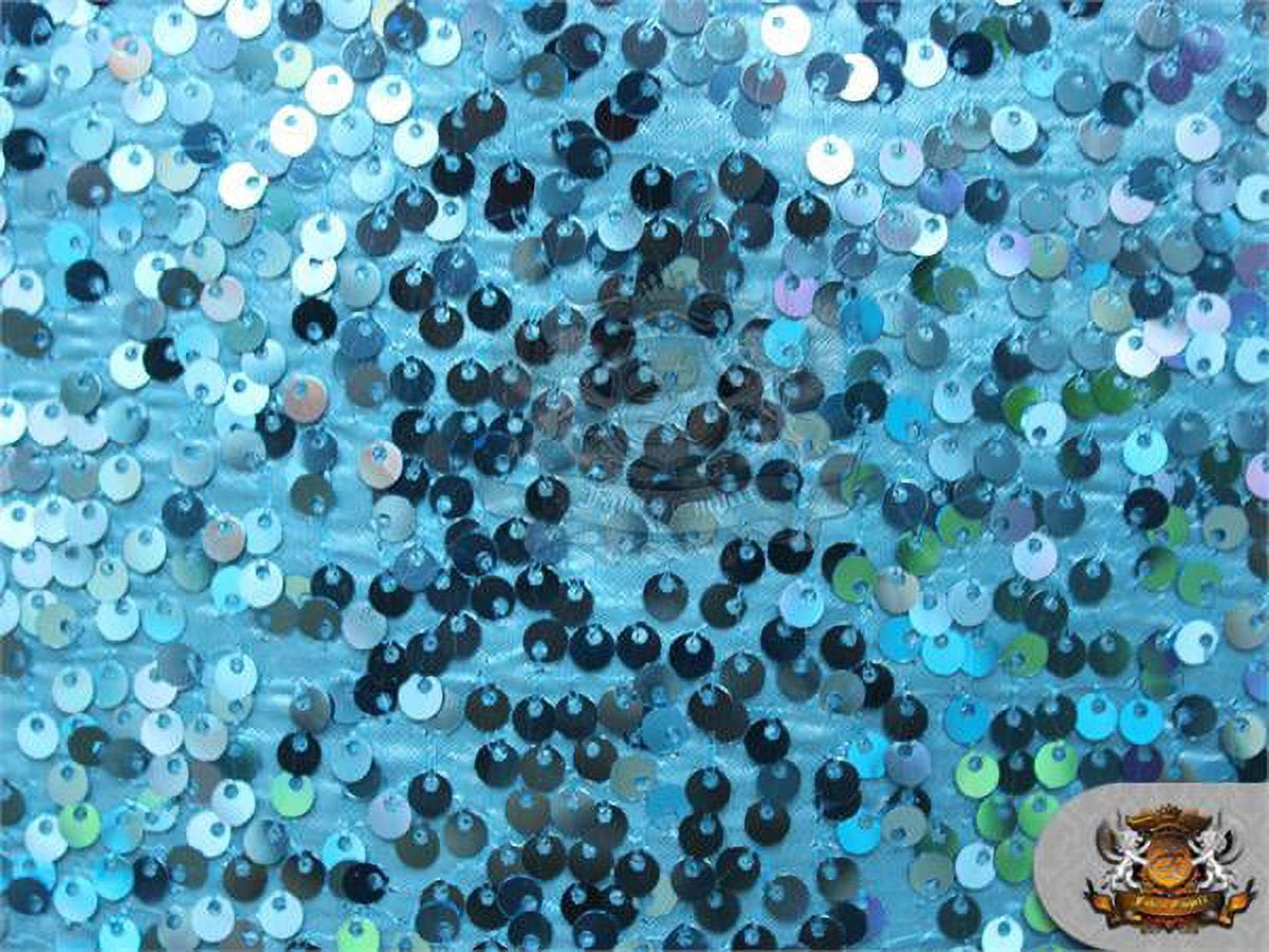 Taffeta Sequin Raindrop Fabric TURQUOISE / 52" Wide / Sold by the yard ...