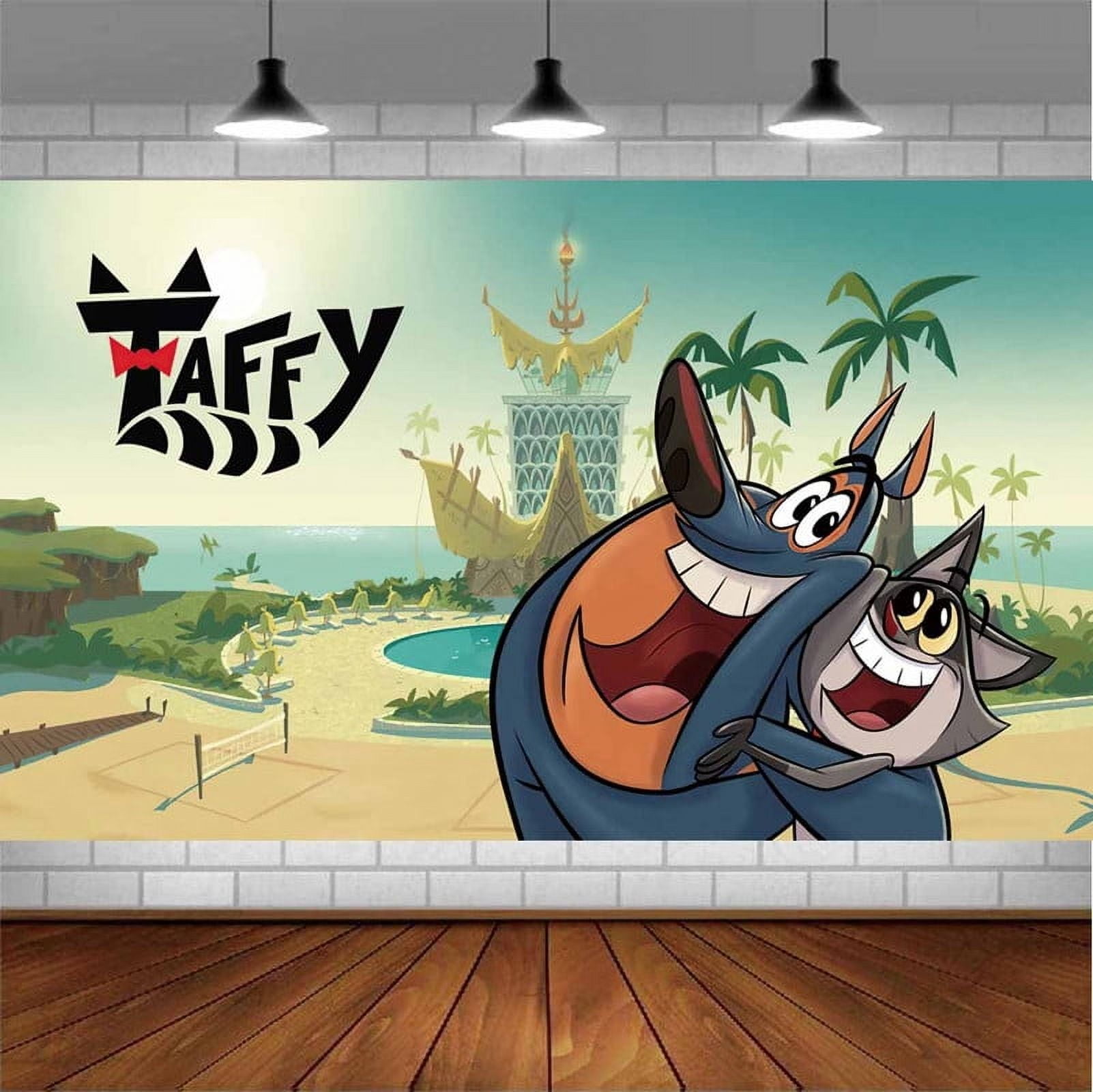 Taffy Boing Backdrop Banner Party Supplies Poster Movie Theme ...