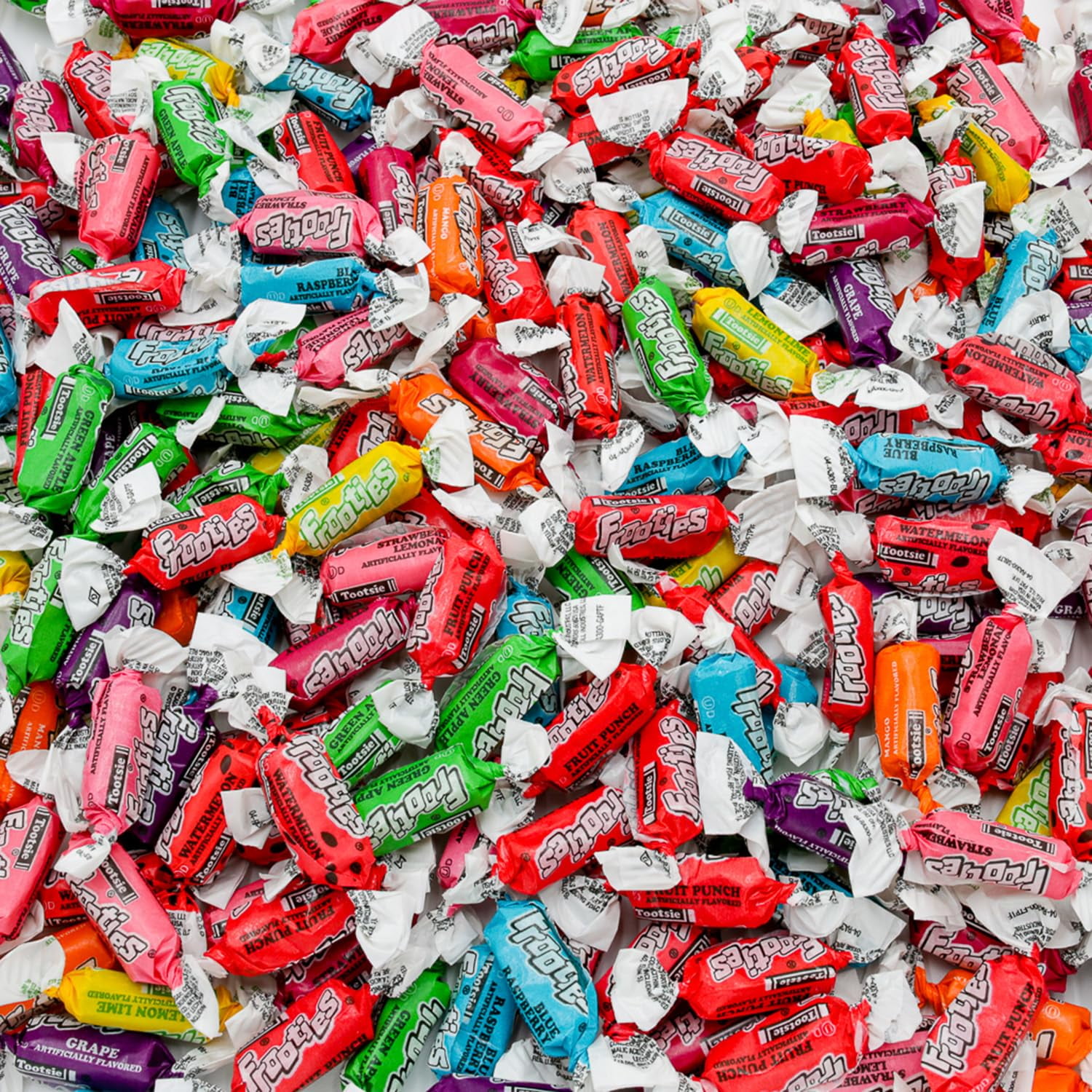 Taffy Candy 10 Flavors ESF27 - Bulk Bag, Individually Wrapped, Fruit ...