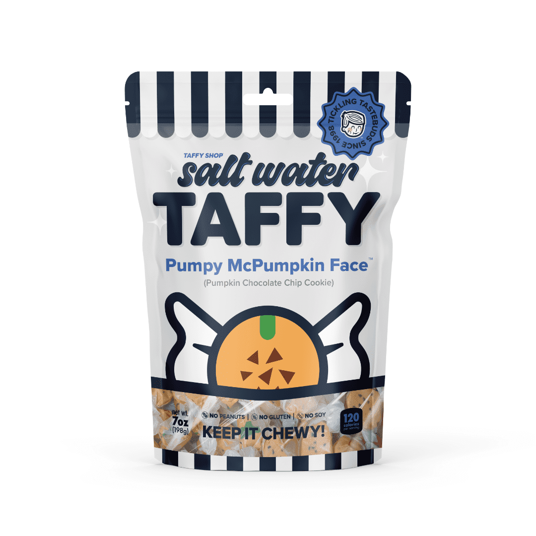Taffy Shop Pumpkin Spice Salt Water Super Soft Taffy - Personal (7oz ...