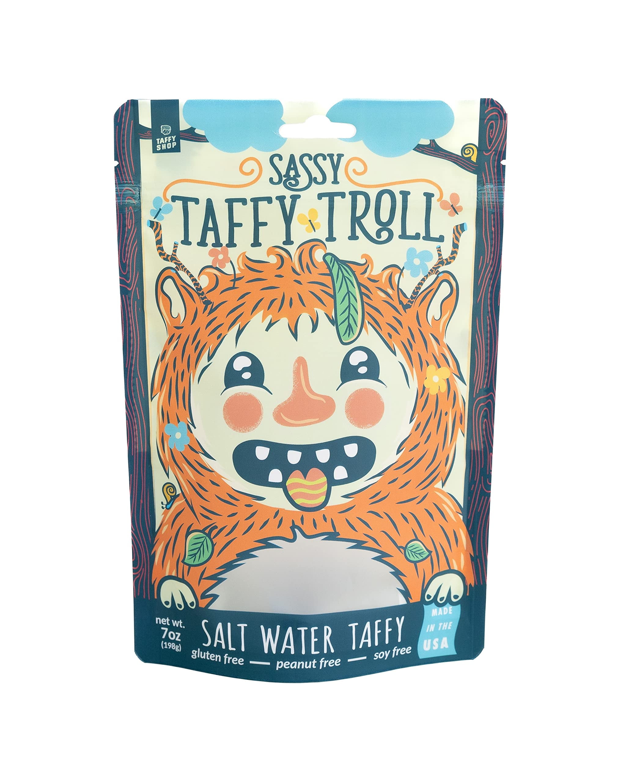 Taffy Shop Sour Zappy Taffy Troll, Salt Water Taffy – Assorted Gourmet ...