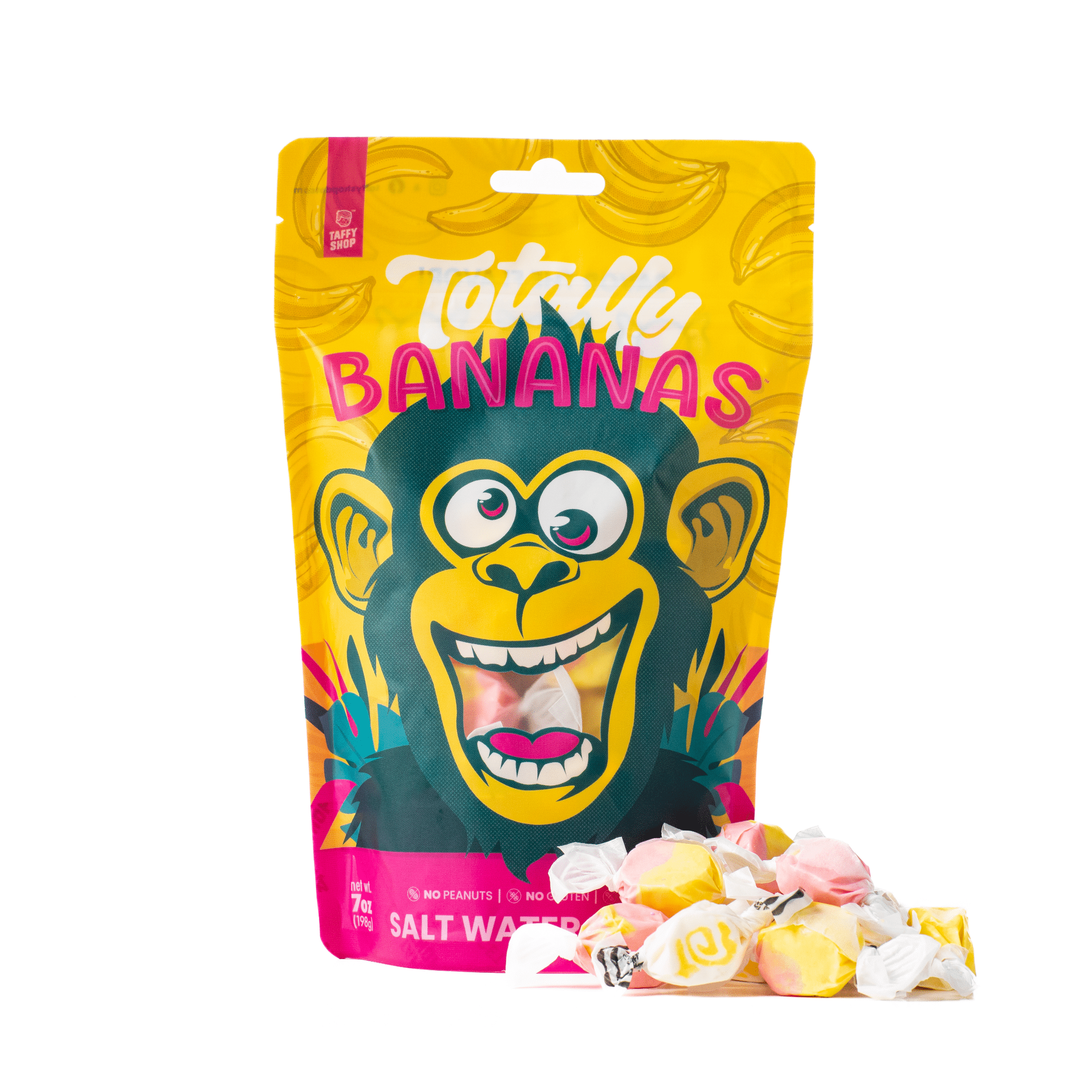 Taffy Shop Totally Bananas, Salt Water Taffy (7oz) - Walmart.com