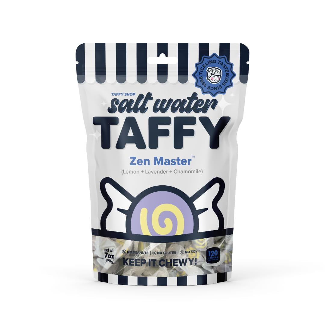 Taffy Shop Zen Master, Lemon Lavender Chamomile Salt Water Taffy ...