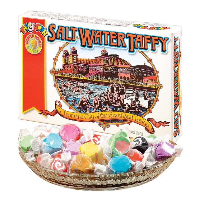 Taffy Town Classic Assorted Flavors Salt Water Taffy, Nostalgic Gift ...