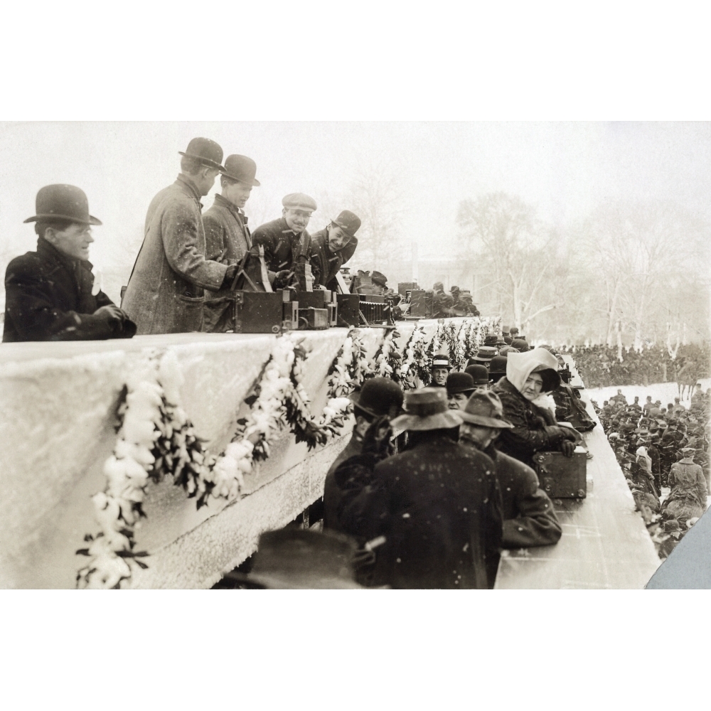 Taft Inauguration 1909. Nphotographers Stand At The Inauguration Ceremony Of President William ...
