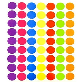 Colored Stickers Dots