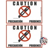 Tag-A-Room Color Coded Home Moving Alert Box Labels Stickers (Caution ...