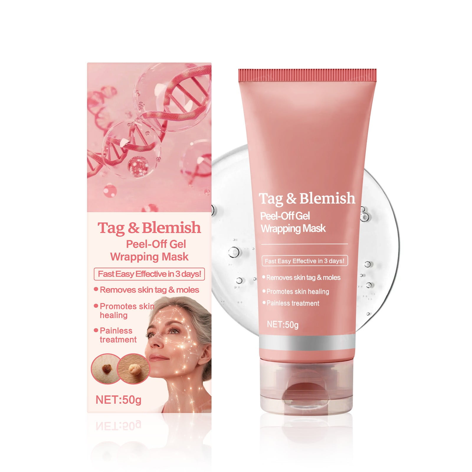 Tag & Blemish Peel Off Gel Wrapping Mask, Advanced Face Peel Mask ...