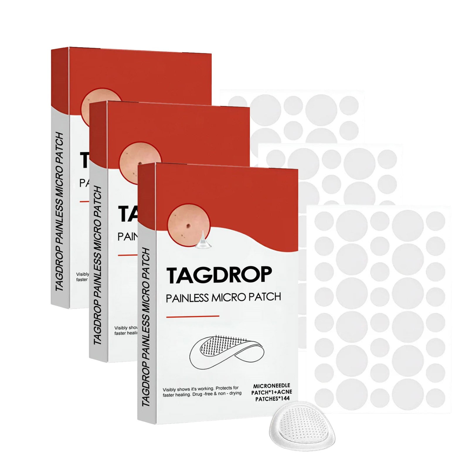 Tag Patch Stickers for Face and Skin Covering Blemishes Small Daytime ...