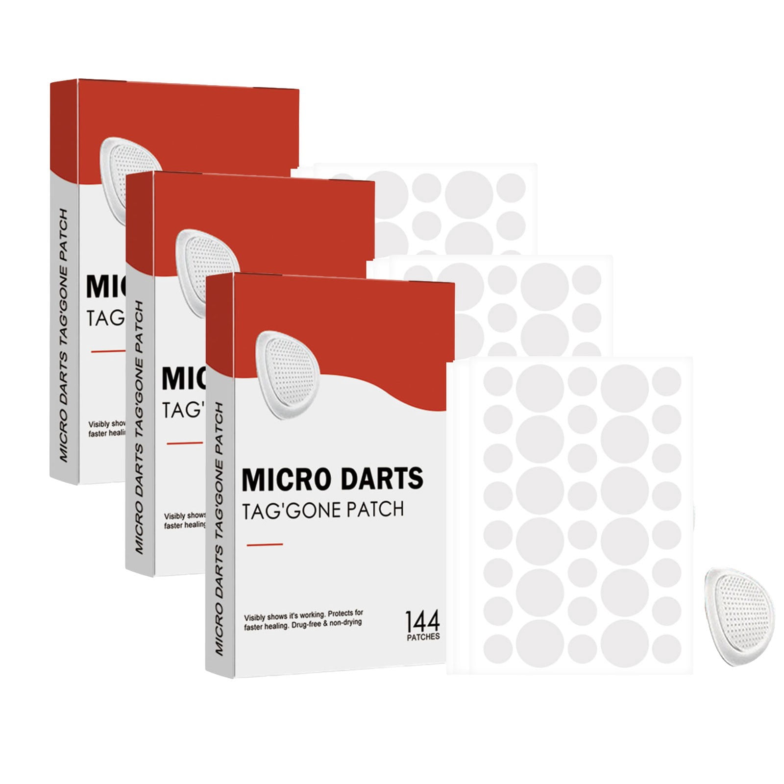 Tag Patch Stickers for Face and Skin Covering Blemishes Small Daytime ...