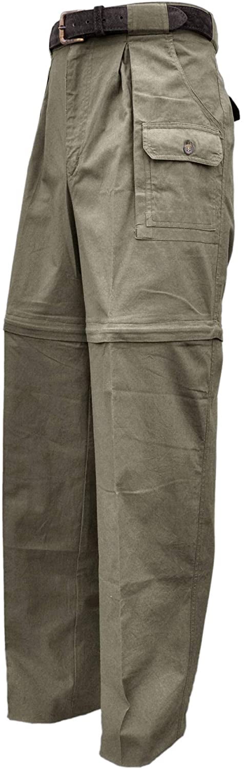 Tag Safari Zambezi Convertible Pants for Men, Covered Utility Pocket ...