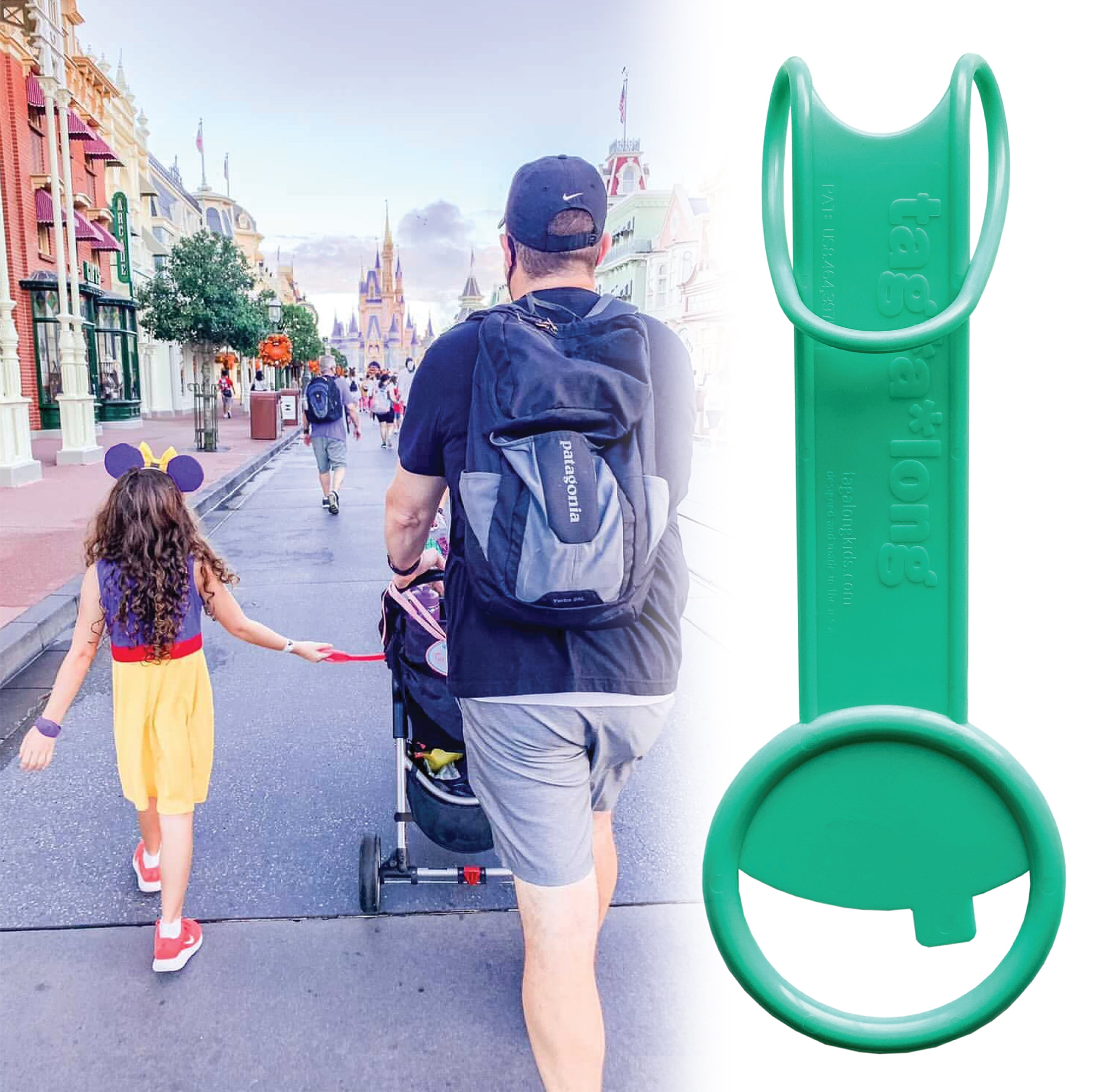 Tagalongkids On the Go Handle- Teal. Must have Stroller Accessory ...