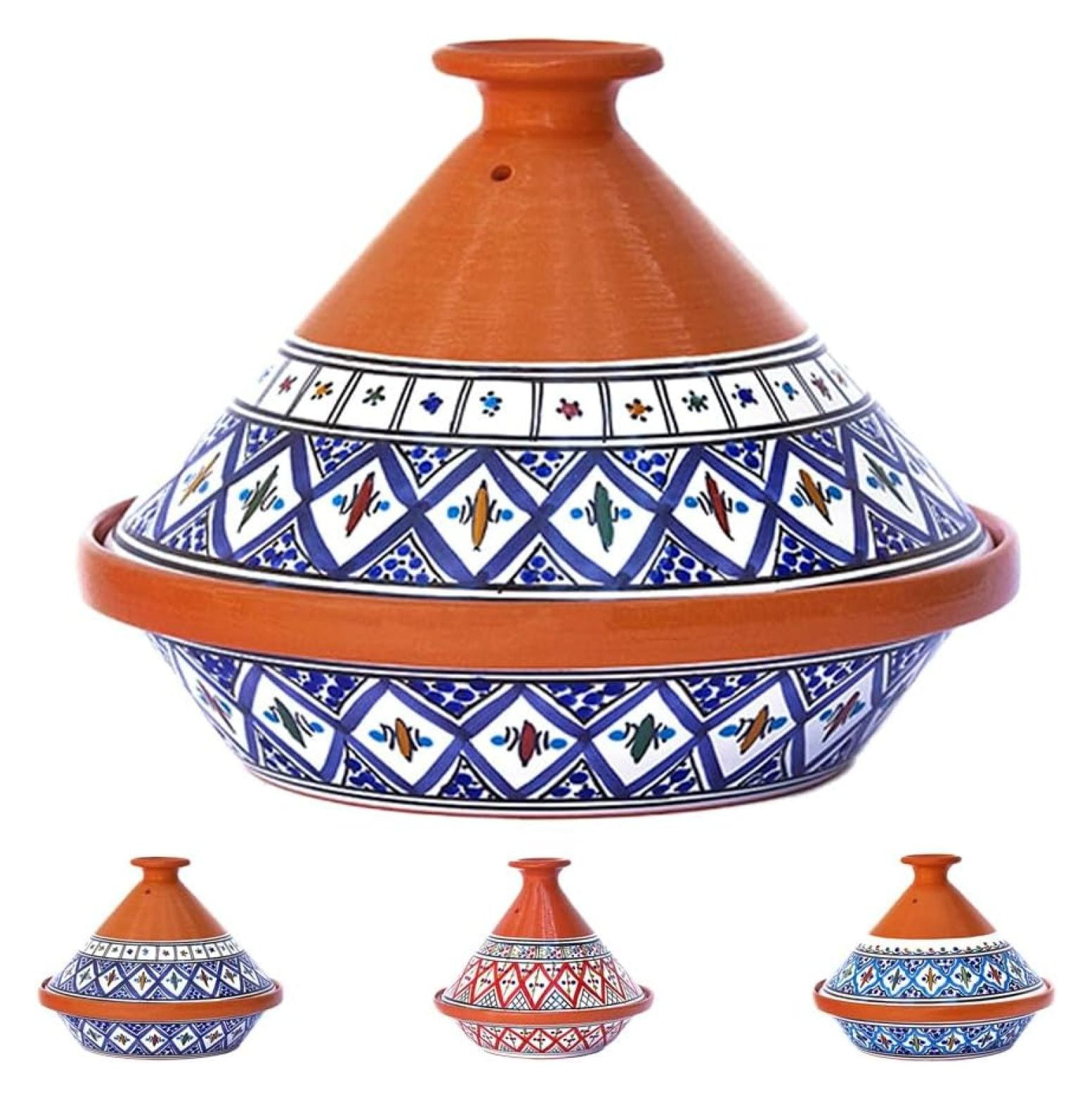 Tagine Pot for Flavor Enrichment - Clay Pot for Cooking (10”, 3.1 QT ...