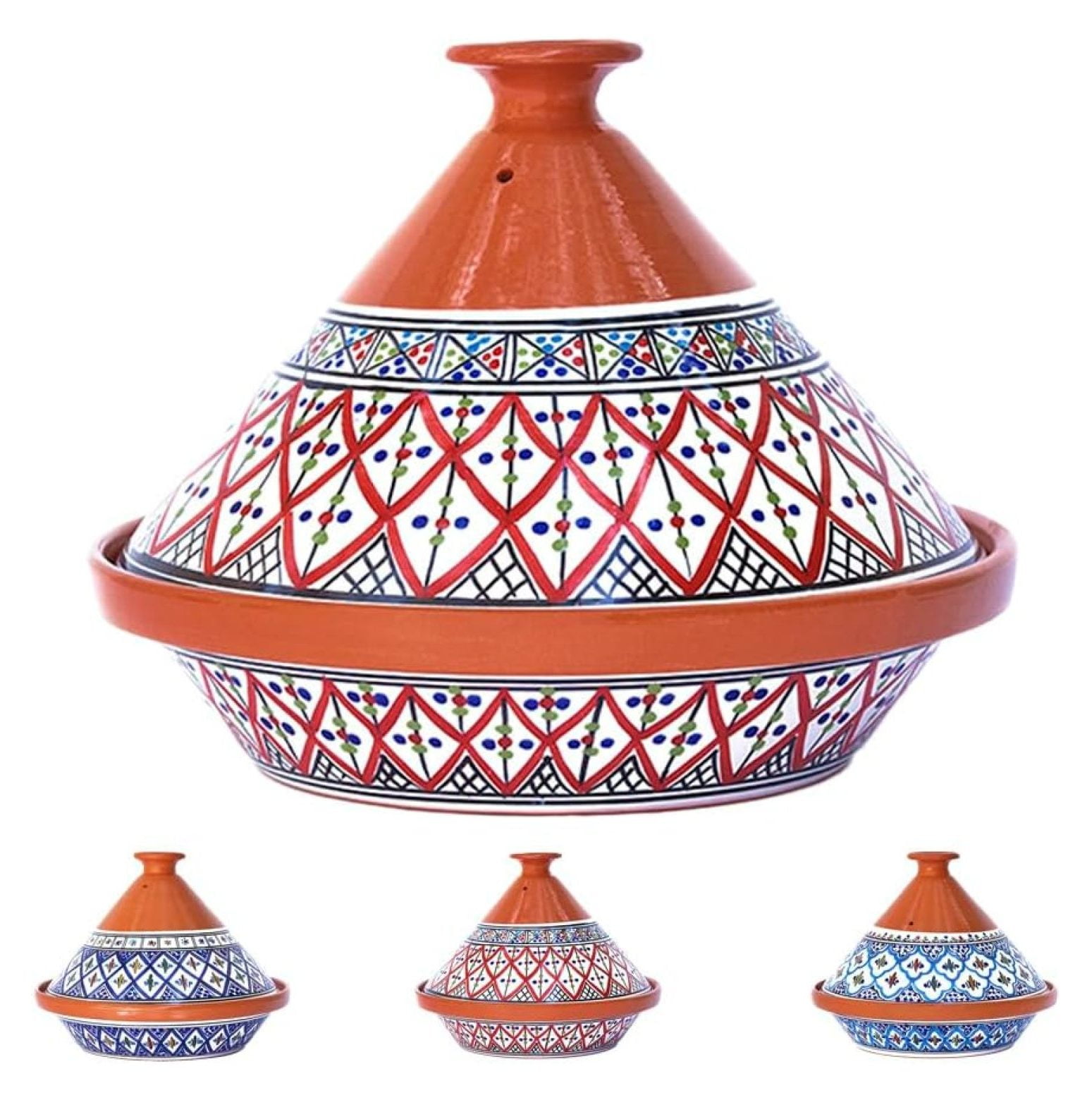 Tagine Pot for Flavor Enrichment - Clay Pot for Cooking (12”, 5.5 QT ...