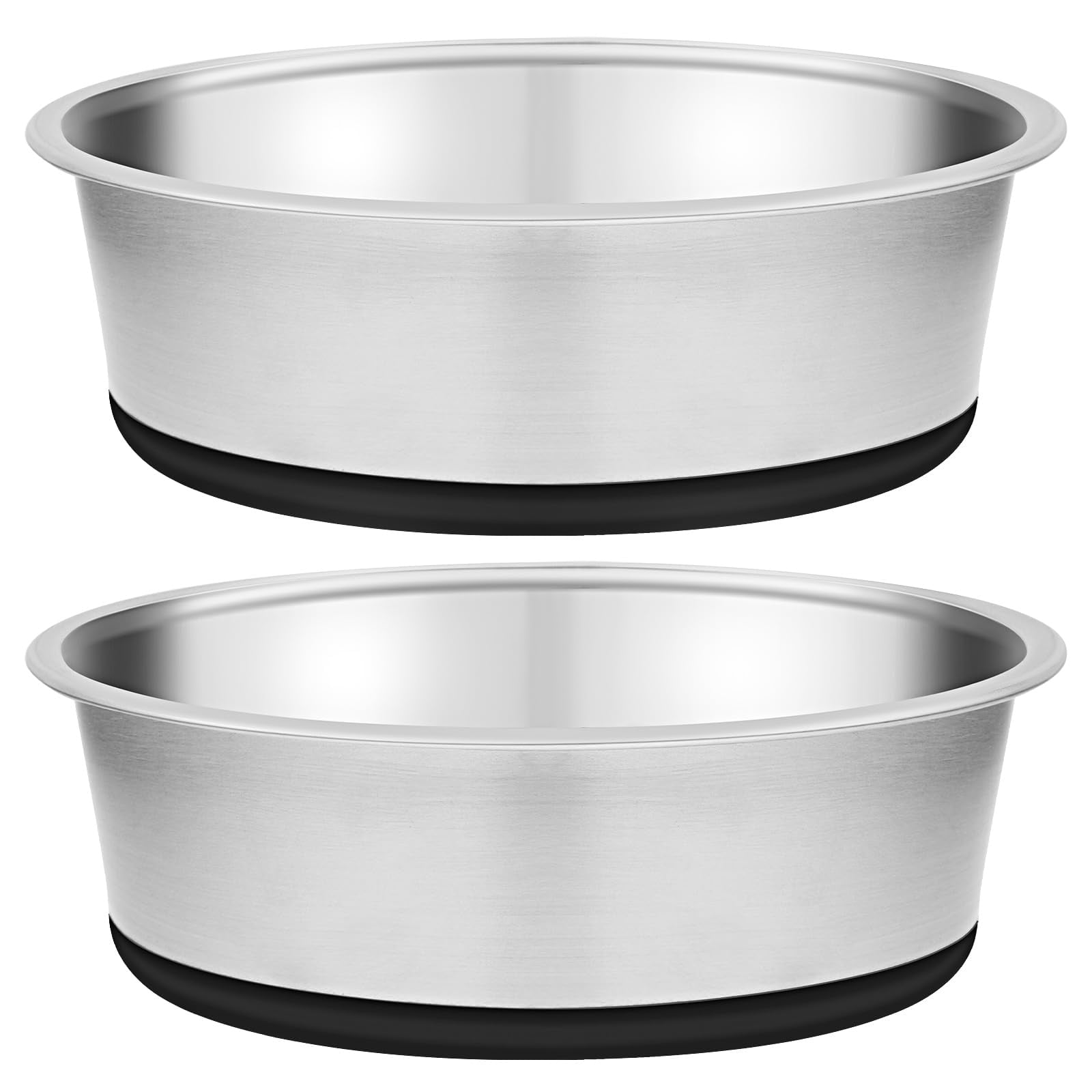 Taglory 4 Cup Stainless Steel Dog Bowls Set of 2 for Food and Water ...