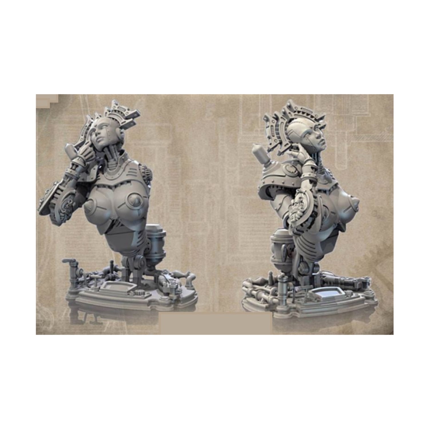 Tago Collectibles Lady Mechanica 1/8th Scale Bust Collector's Edition w ...