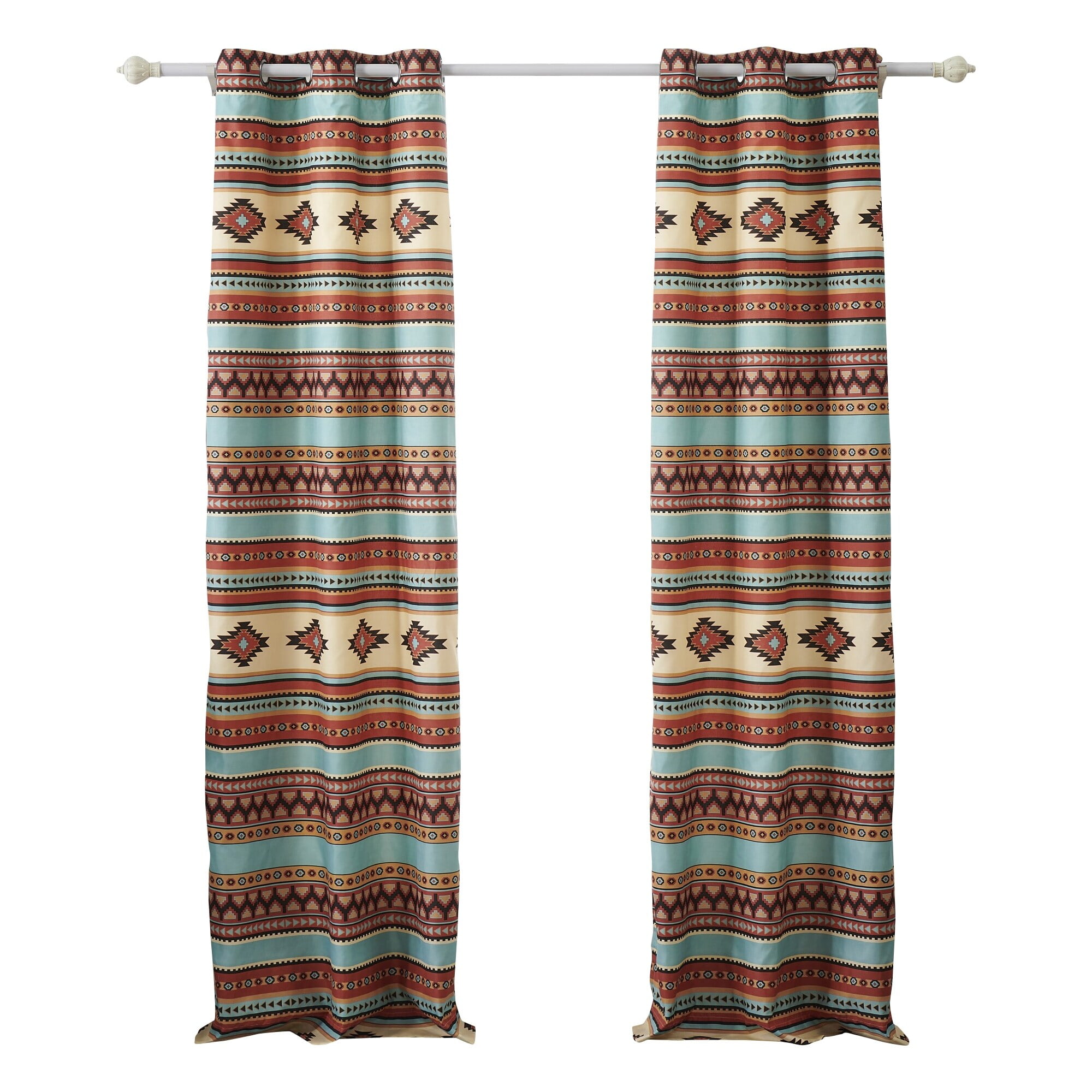 Tagus 84 Inch Tribal Curtains for Living Room & Bedroom, Southwest ...