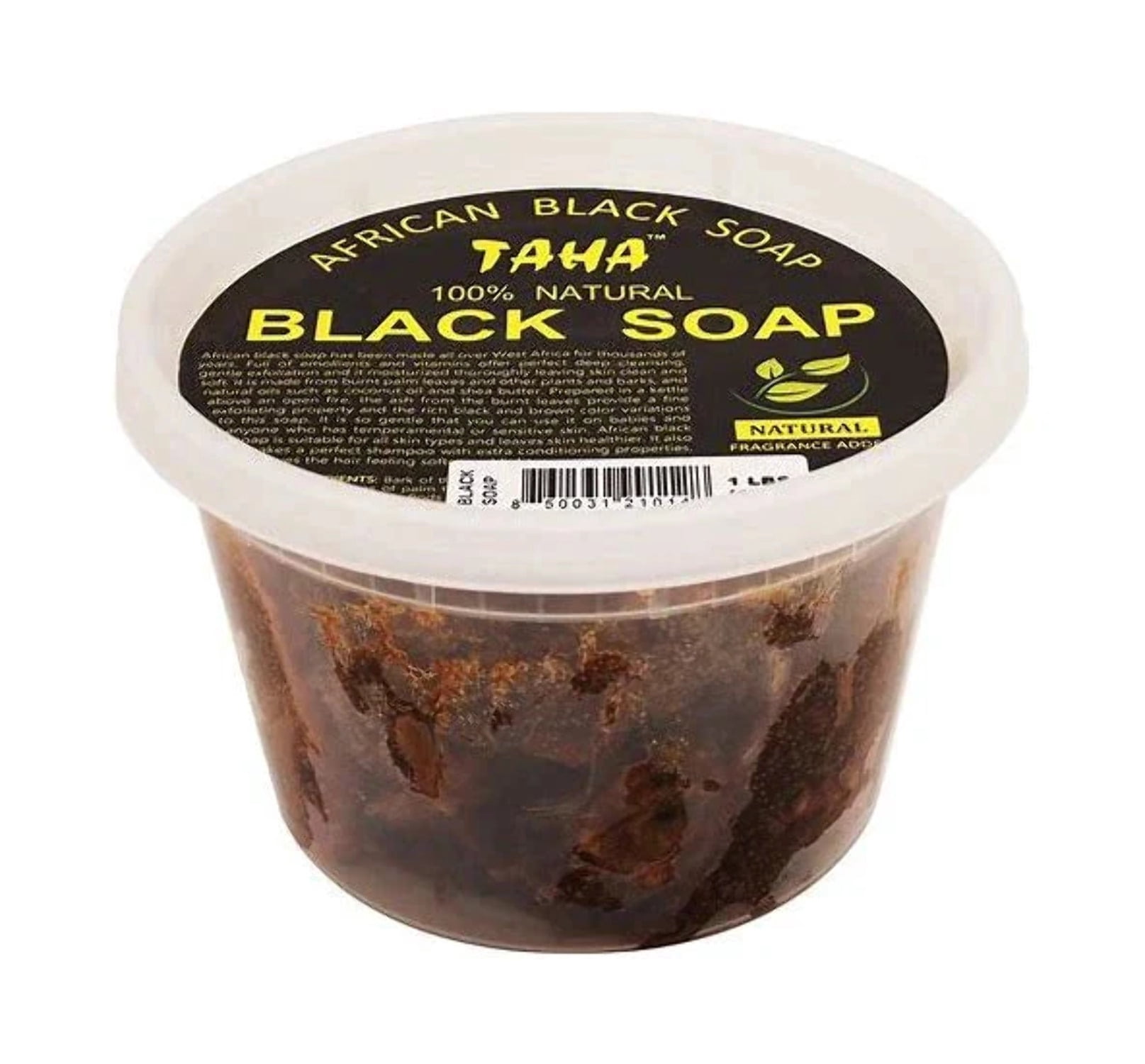 Taha Black Soap [Natural] Tub - Walmart Business Supplies